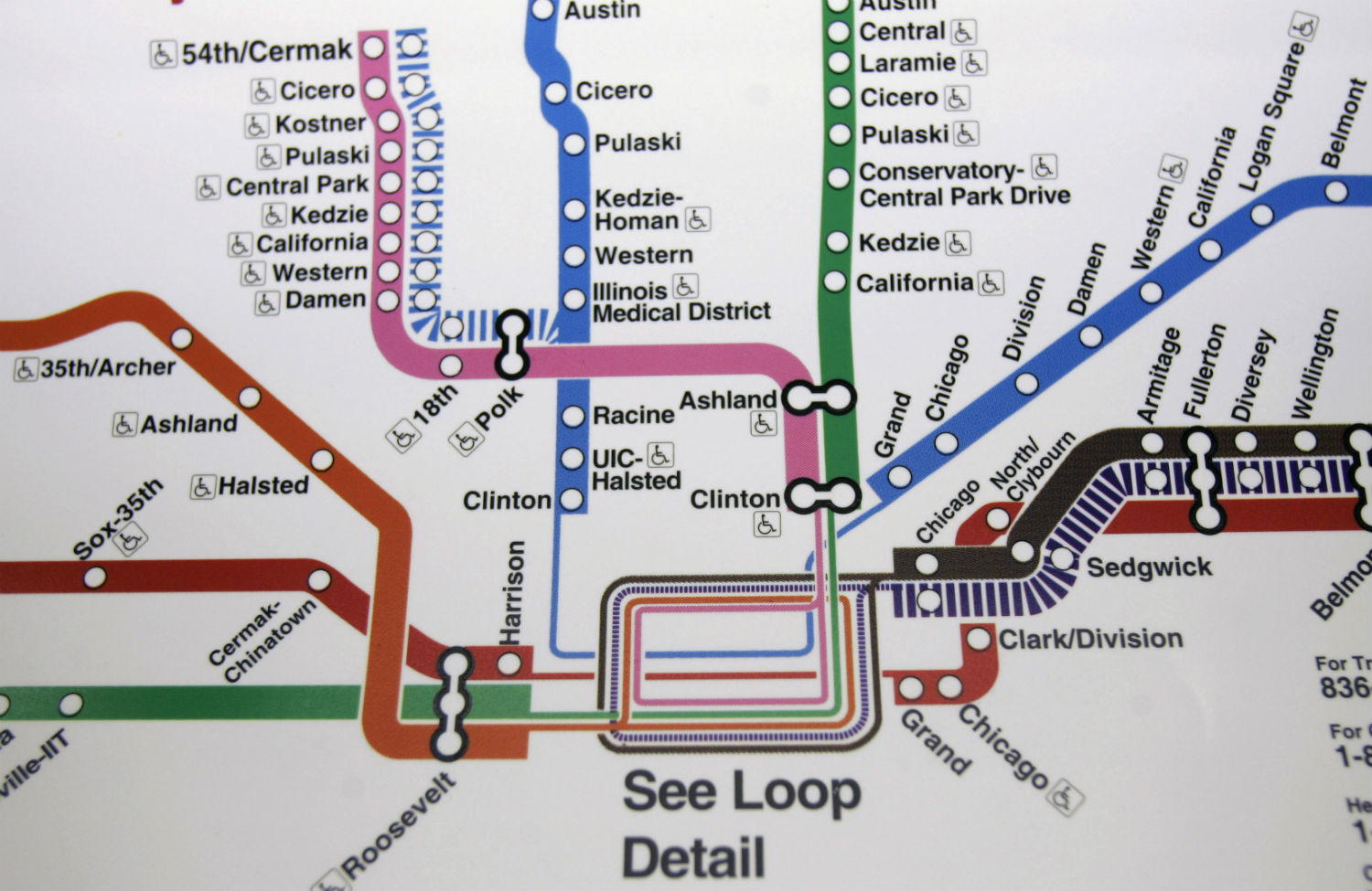 Chicago Cta Loop Map