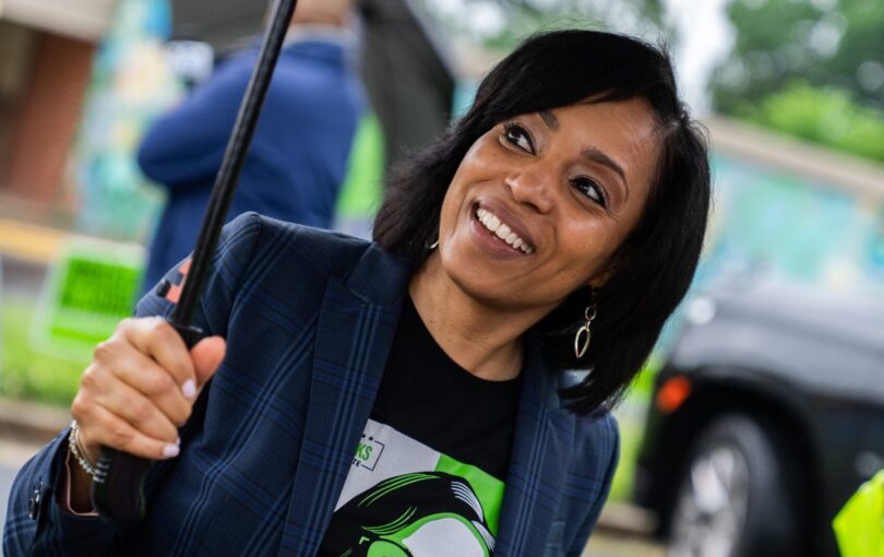Angela Alsobrooks Beat the Big Money. Now She Has to Beat the Big ...