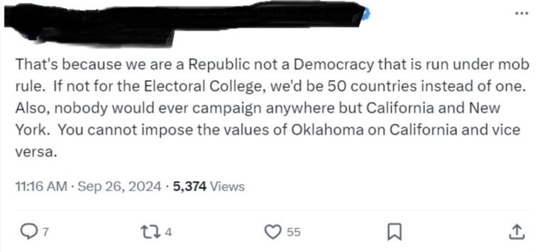 A Lesson in Basic Civics for People Who Stubbornly Defend the Electoral ...